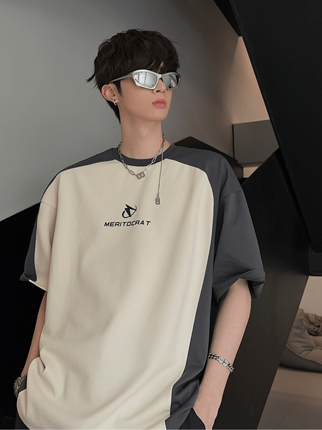 [JH HOMME] loose summer half-sleeve design t-shirt st2258 – stepblock